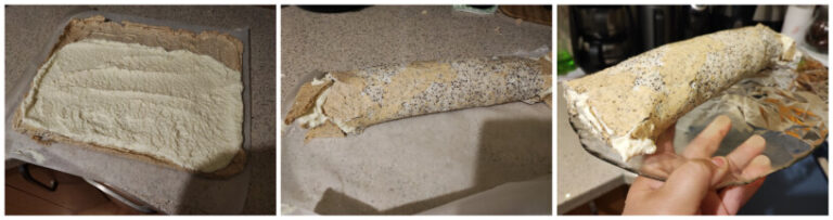 Rolada z makom in belo čokolado - OblizniPrste.si